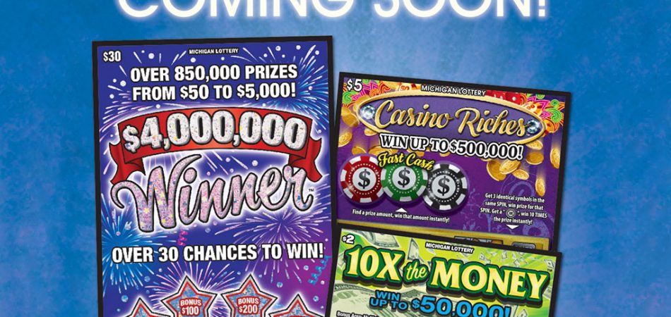 Michigan Lottery launches 3 new Instant Games, Offering Players Chances ...